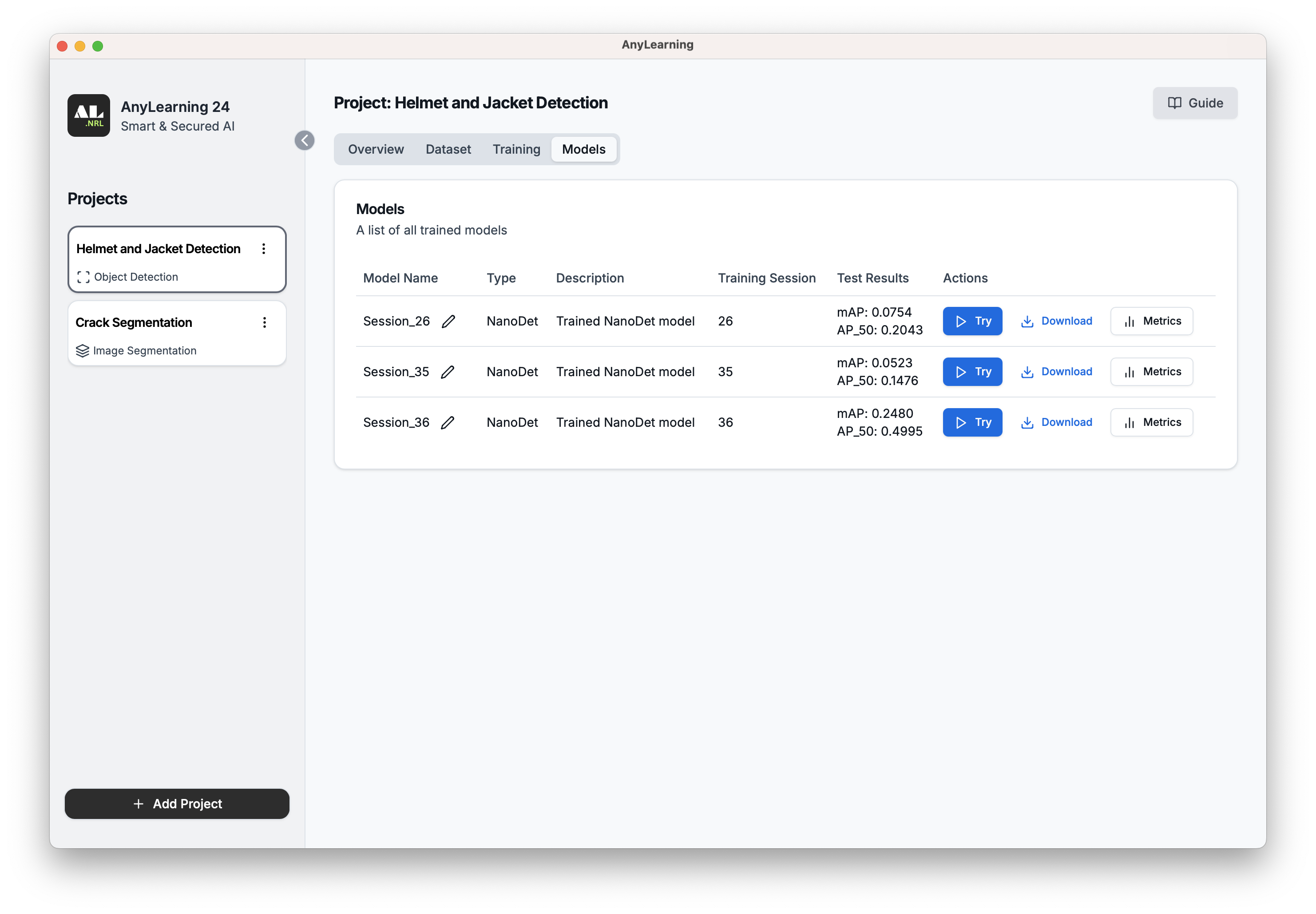 AnyLearning - Simple, Smart, Secured AI Model Builder